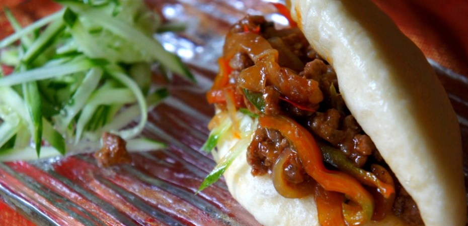 Spicy lamb in a Chinese bun sandwich – DelishHomeCook.com – Eat More ...