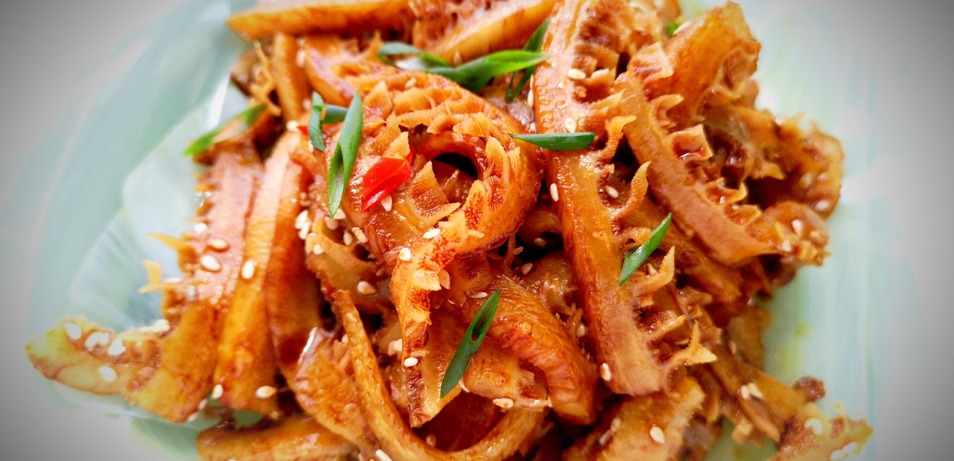 Easy Chineses tripe salad with soy sauce and sesame oil 涼拌蜂窝牛肚 ...